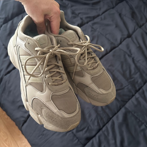 adidas | Shoes | Adidas Mens Beige Athletic Shoes | Poshmark